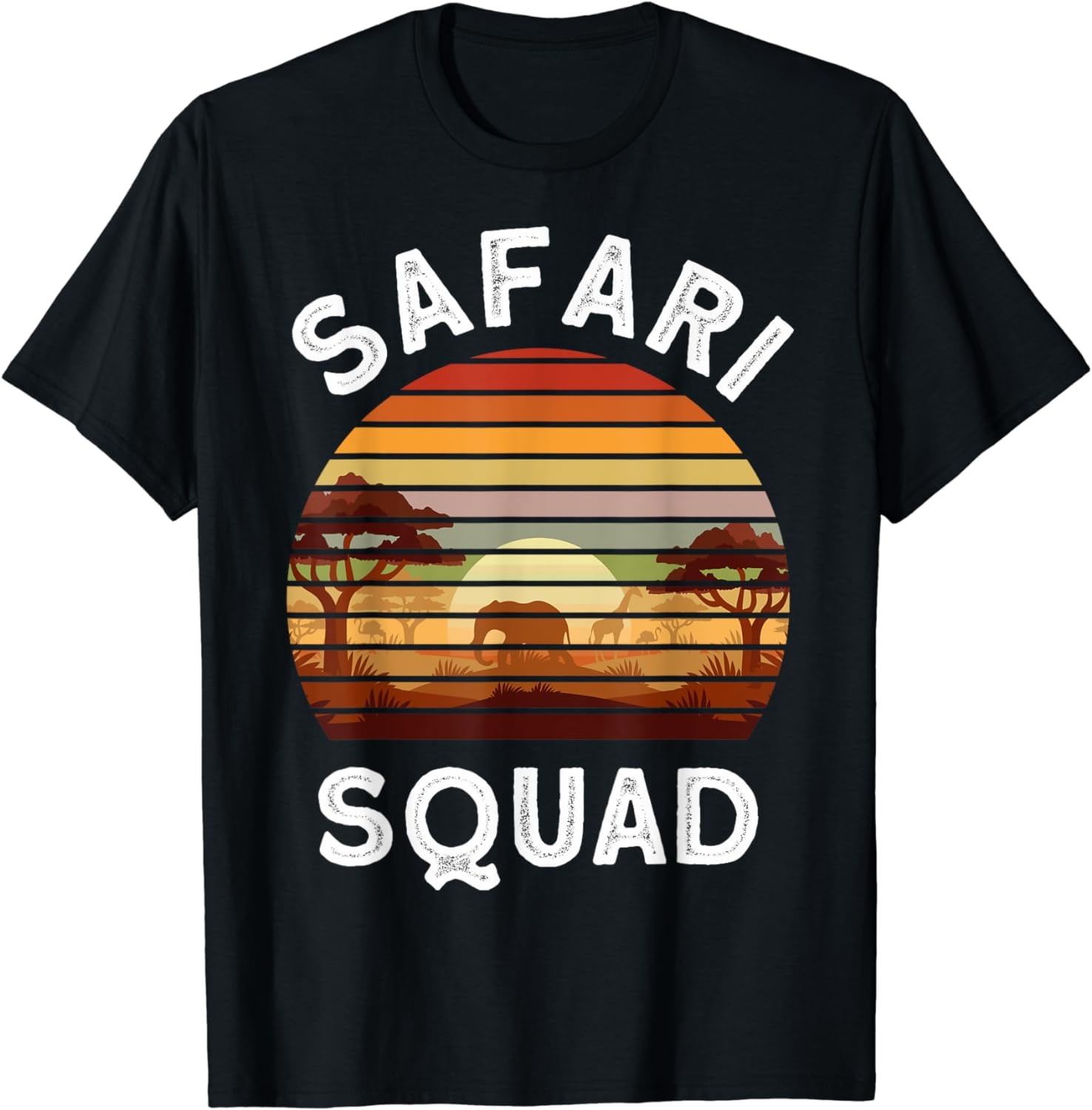 Safari Lovers Zoo Safari Squad Safari Birthday T-Shirt - Walmart.com