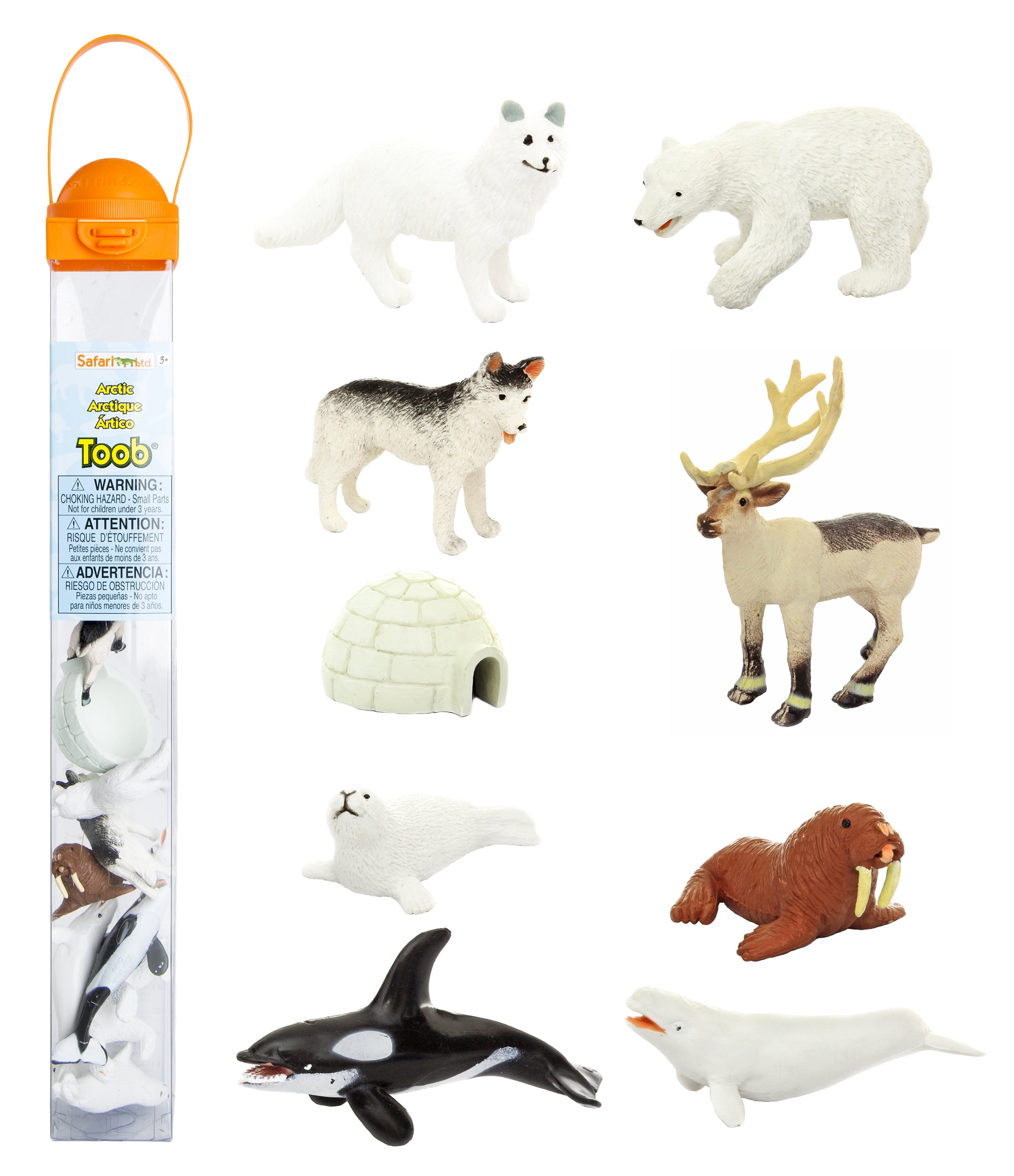 Safari Ltd. | Arctic TOOB - 10 Pieces | TOOBs Collection | Miniature ...