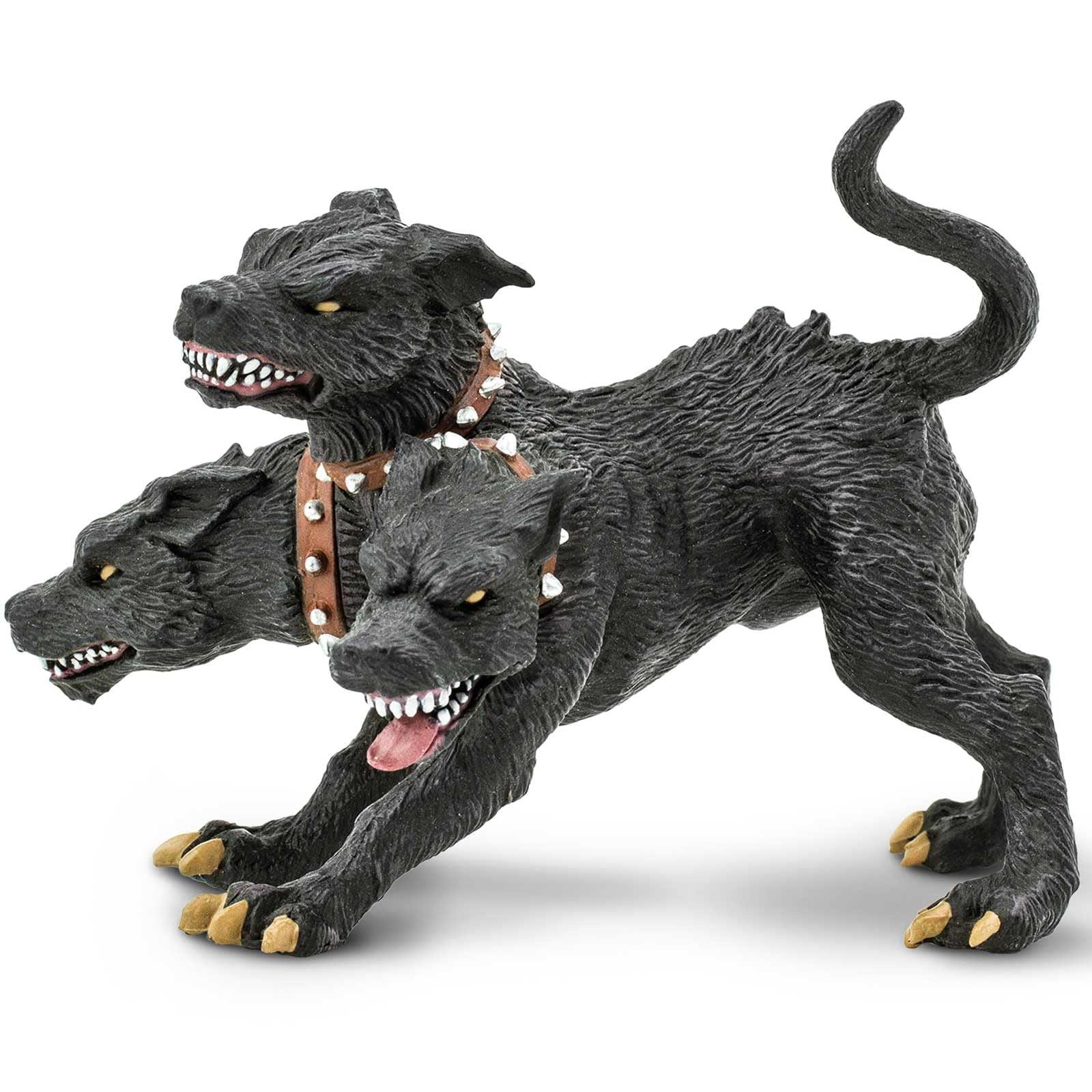 Safari Ltd. Cerberus Figurine - Hand-Painted 4.75" KMC2Three-Headed Dog Figure - Fun Educational ...