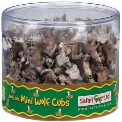 Safari Ltd Good Luck 1'' Minis Wolf Cubs Figurines - Walmart.com