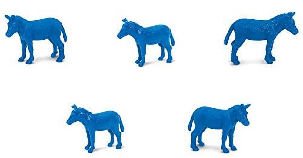 Safari Ltd. - Good Luck Minis - Democratic Donkey - Set of 10 - Walmart.com