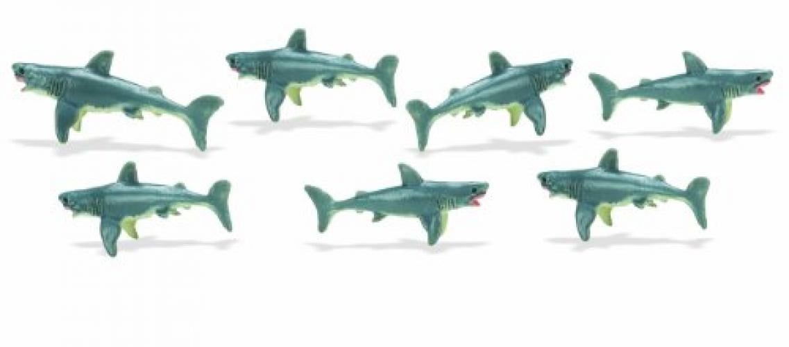 Safari Ltd Good Luck Minis Great White Sharks, 192-Piece - Walmart.com