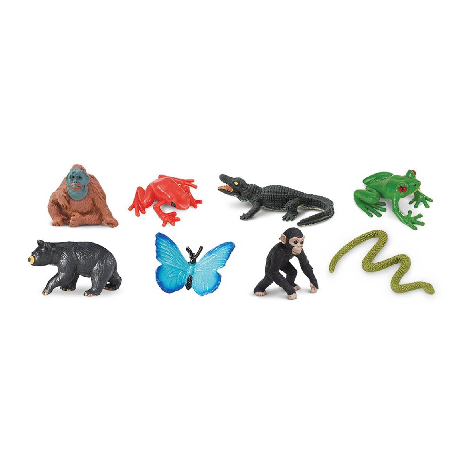 Safari Ltd Rainforest Miniature Animal Jungle Mini Figures Small Toy ...