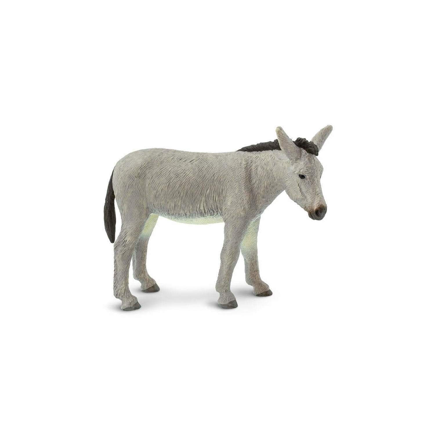 Safari Ltd. Donkey Figurine - Lifelike 4" Model Figure - Educational ...