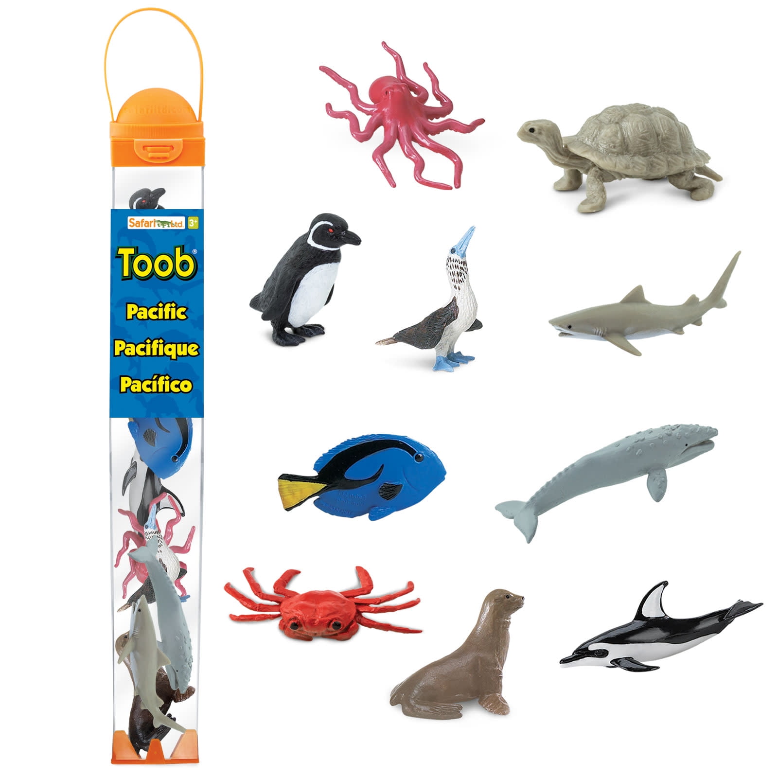 Safari Ltd. Pacific TOOB - 10 Marine Life Figures - Educational Toy Set ...
