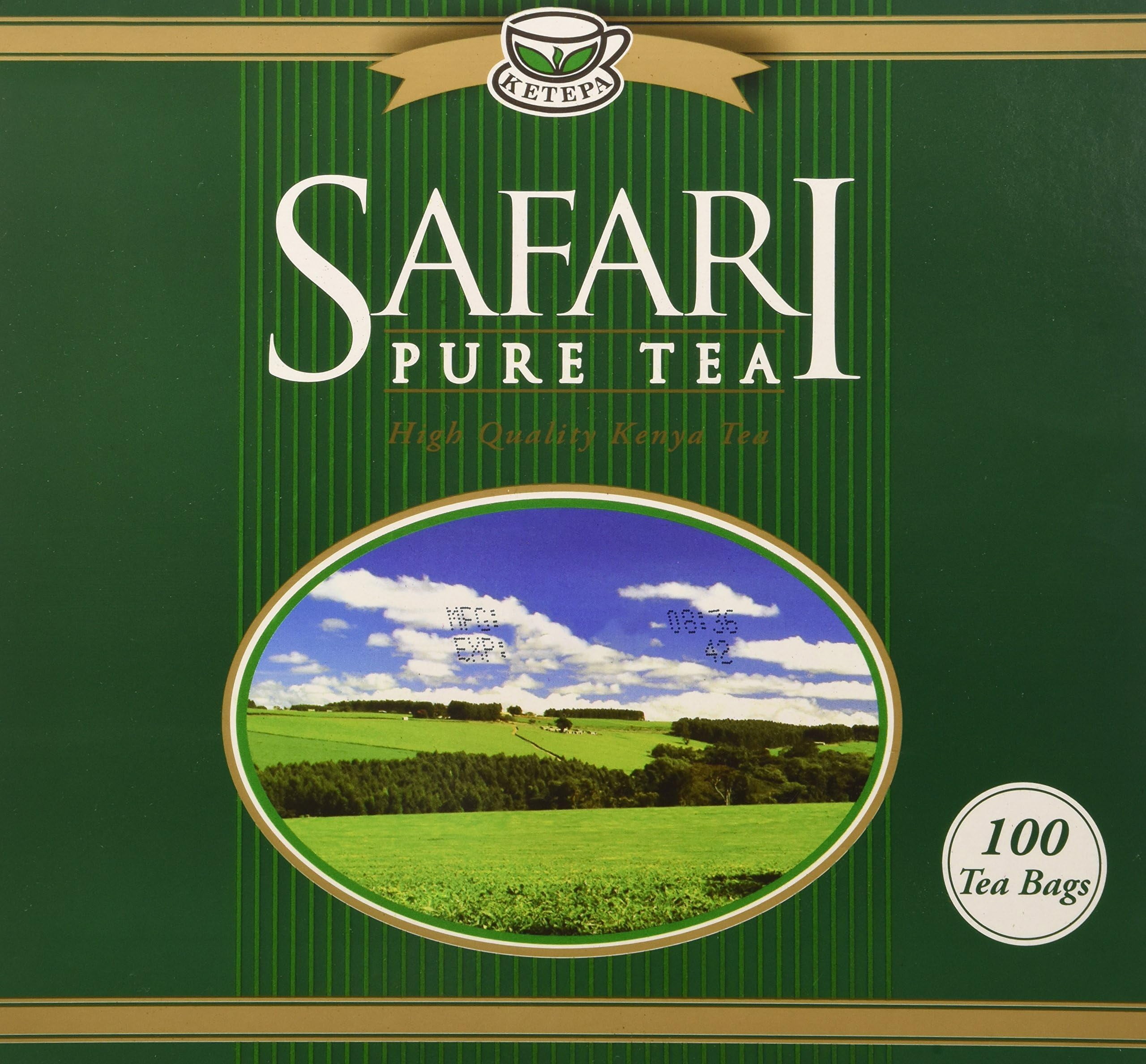 Safari Pure Kenya Tea - 100 Enveloped Tea Bags - Walmart.com