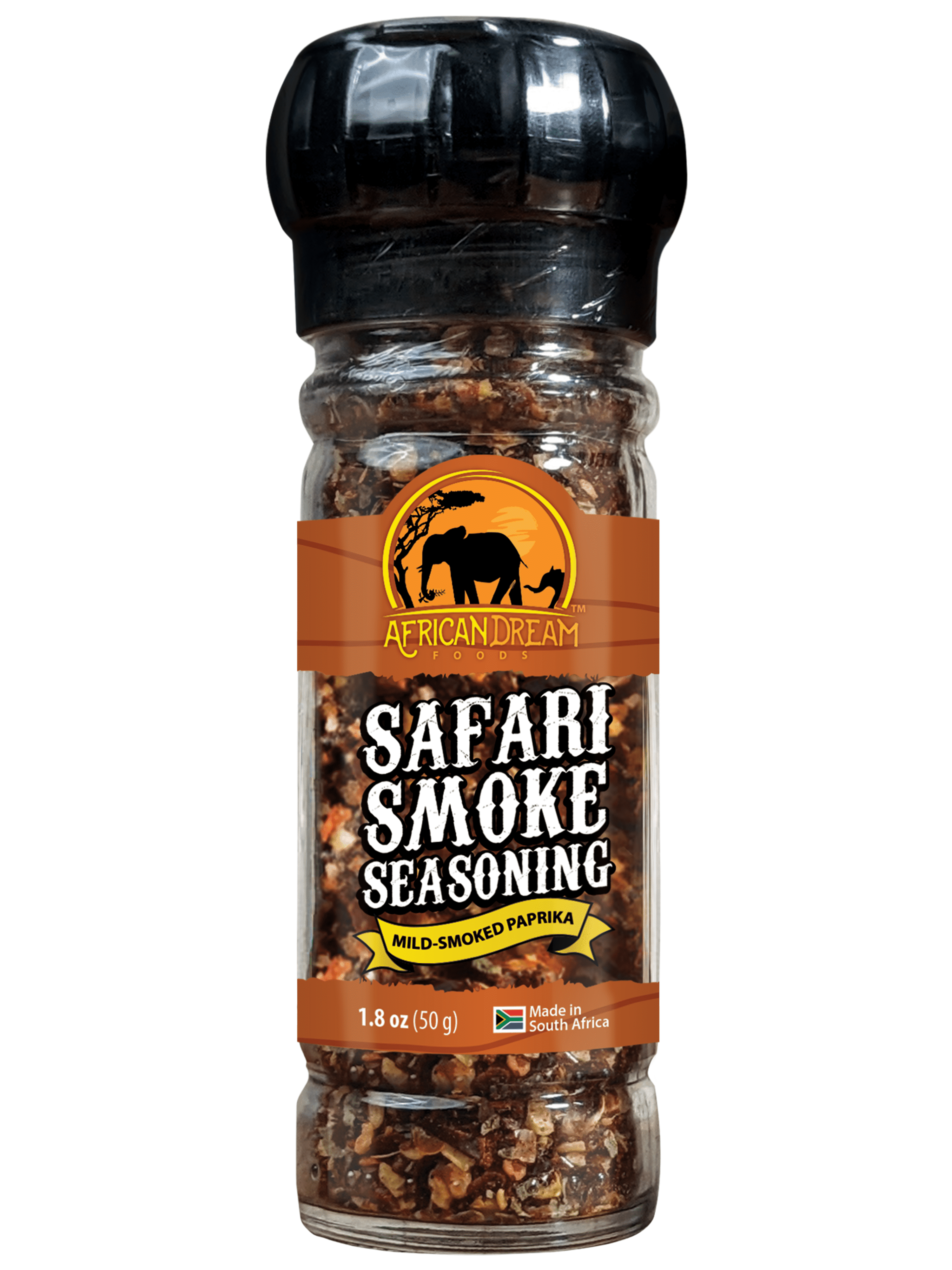 African Dream Foods Safari Smoke Seasoning with Reusable Grinder ...