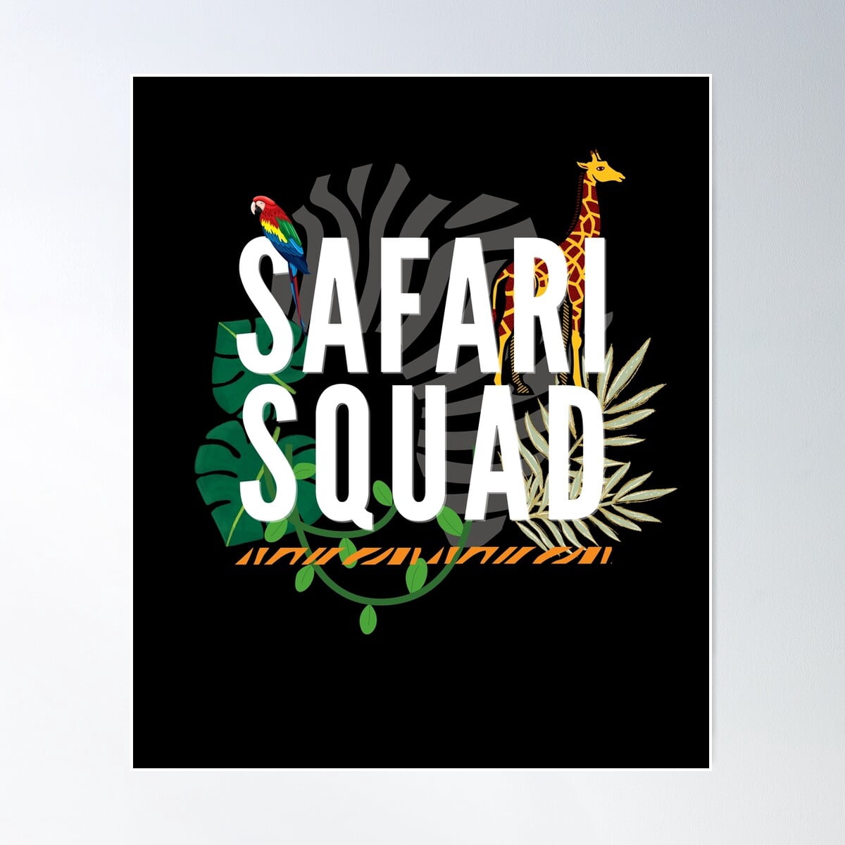 Safari Squad, Africa Animal Crew, Safari Tour Guide Staff Poster Wall ...