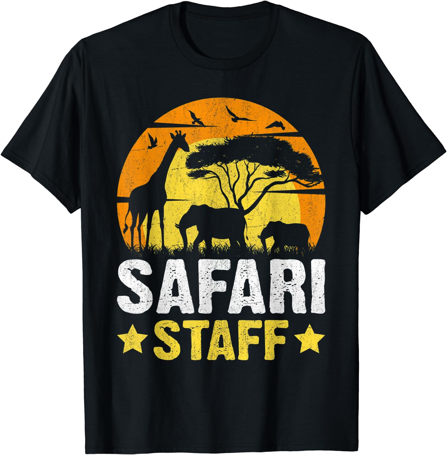Safari Staff - African Safari Animals Zoo Savanna Adventure T-Shirt ...