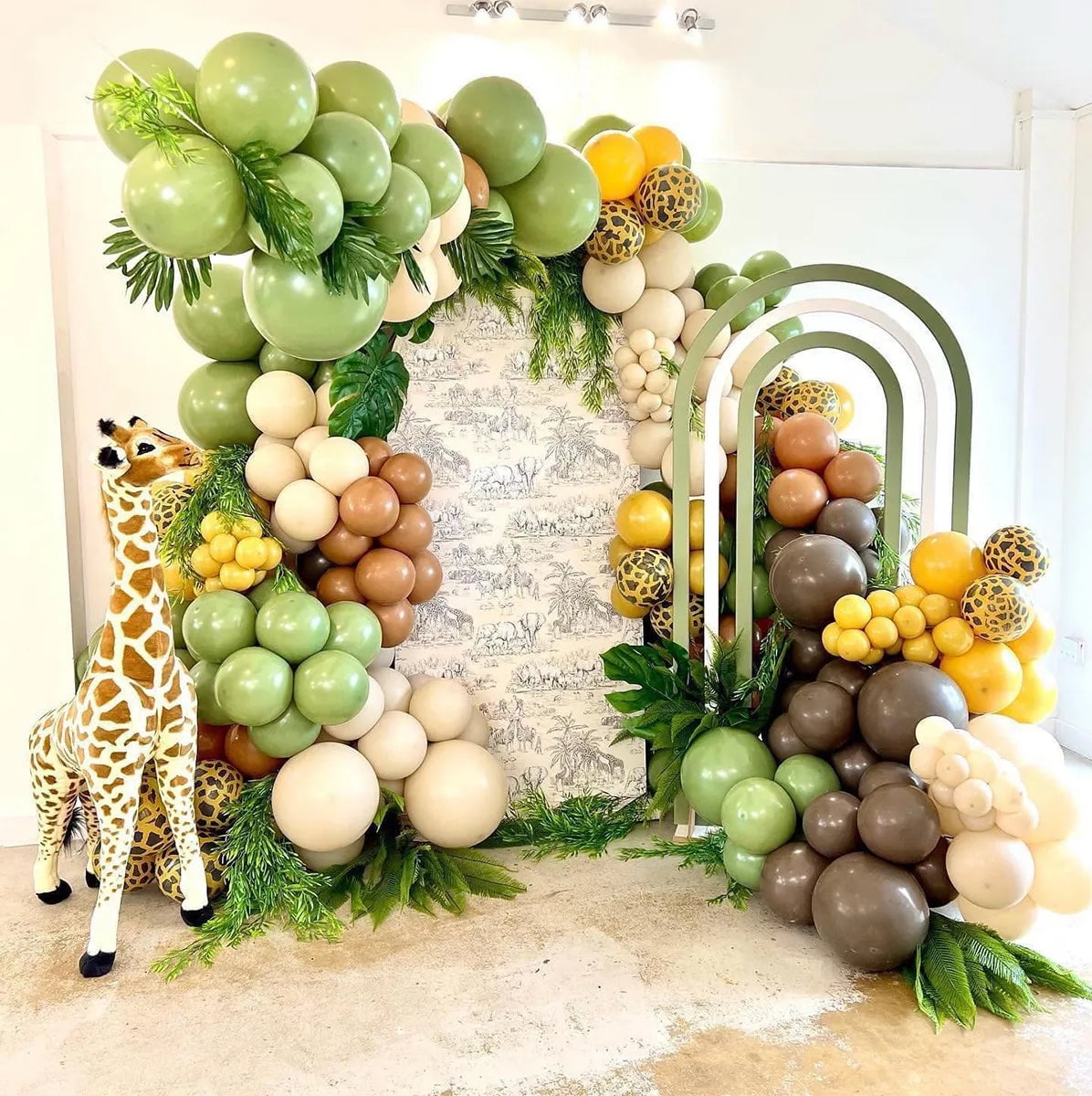 Safari Theme Balloon Set F7M2-25 EMB0102 - Walmart.com