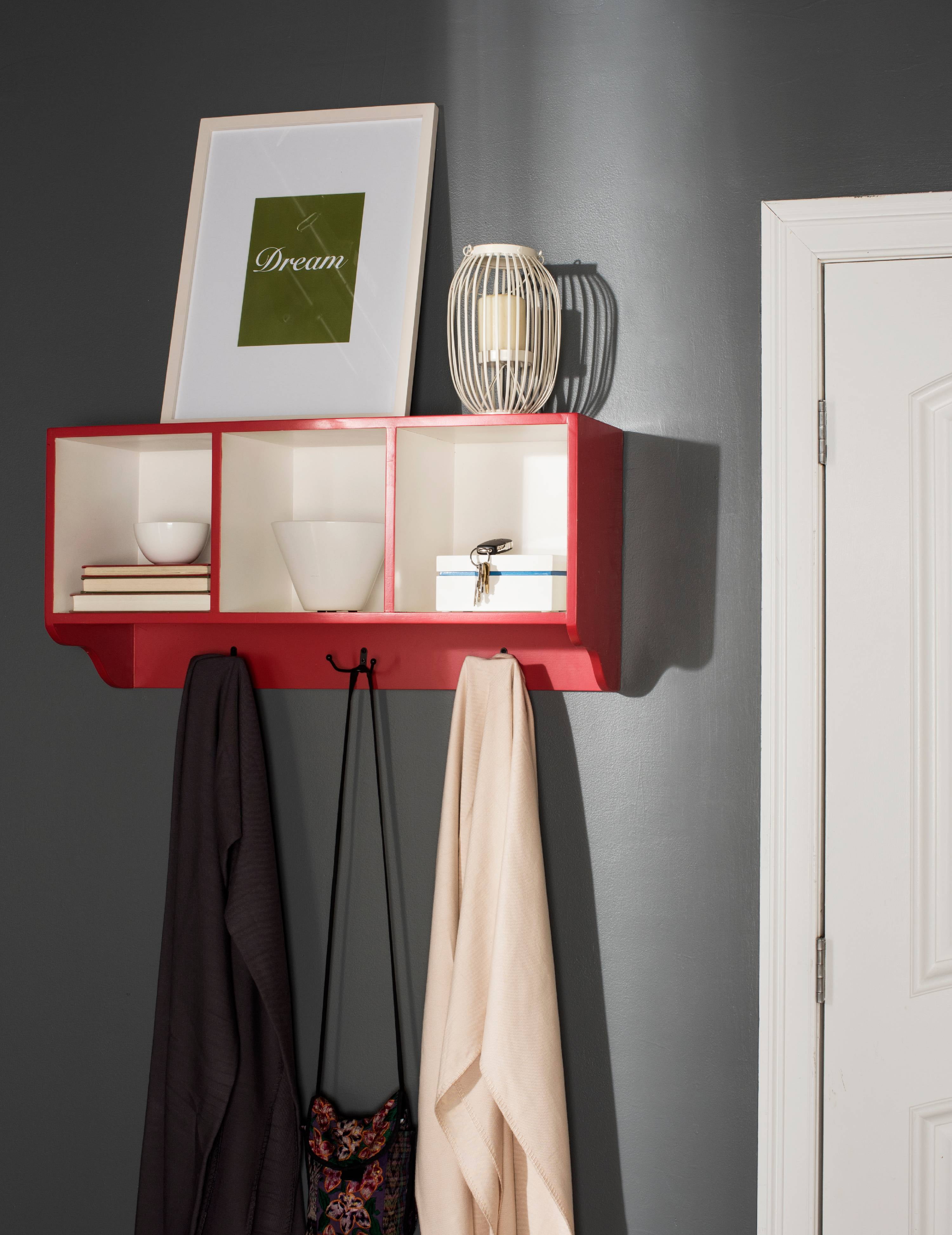 Safavieh Alice Wall Shelf - 3 Storage Compartments - Walmart.com