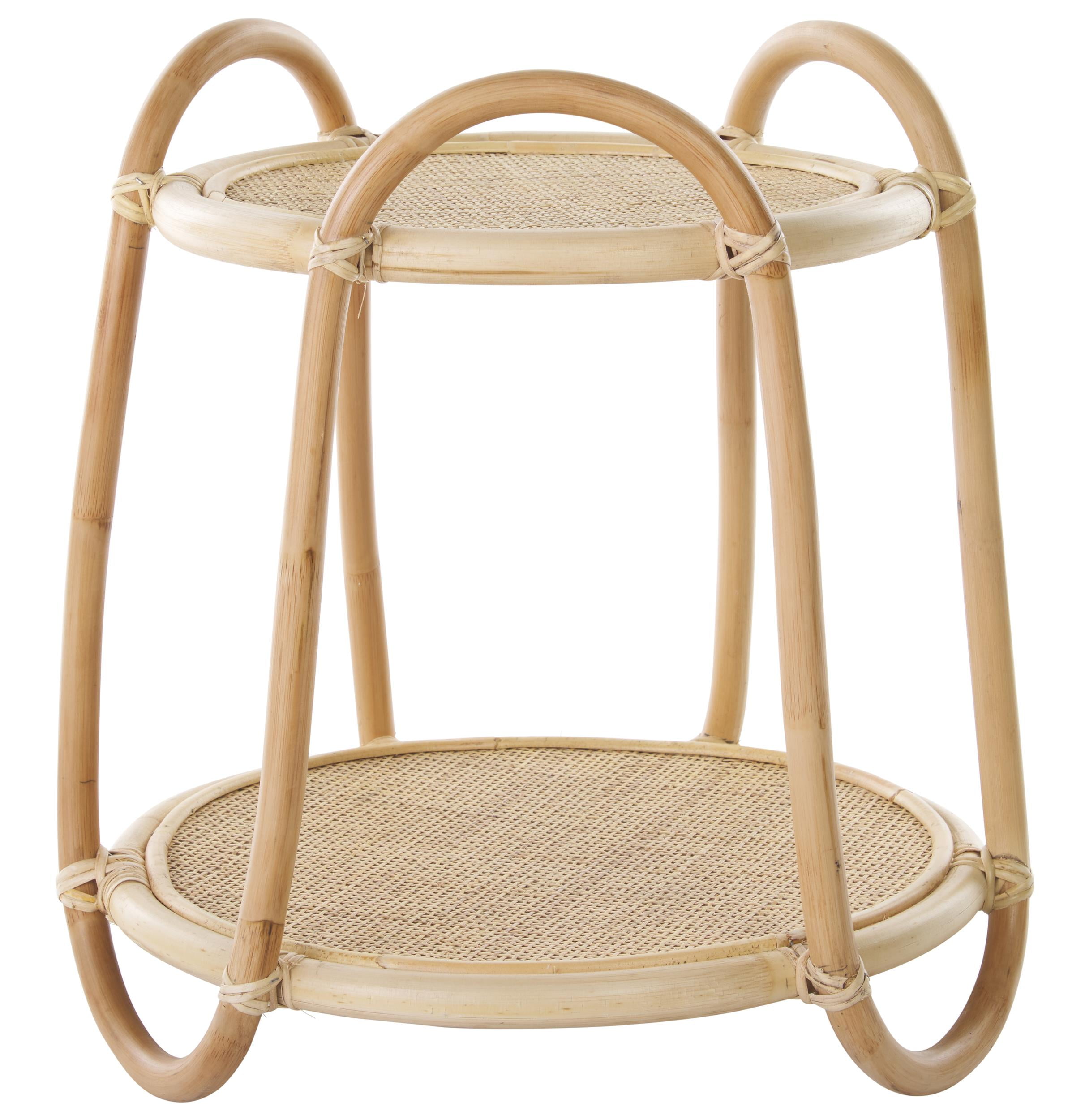 Safavieh Althea Rattan Accent Table in Natural - Walmart.com
