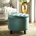 Safavieh Amelia Contemporary Glam Tufted Storage Ottoman - Walmart.com