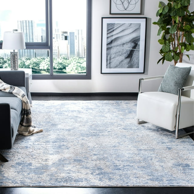 Safavieh Amelia Modern Abstract Rug Grey/Blue 12' x 18' 12' x 15 ... Safavieh Amelia Modern Abstract Rug Grey/Blue 12' x 18' 12' x 15 ...
