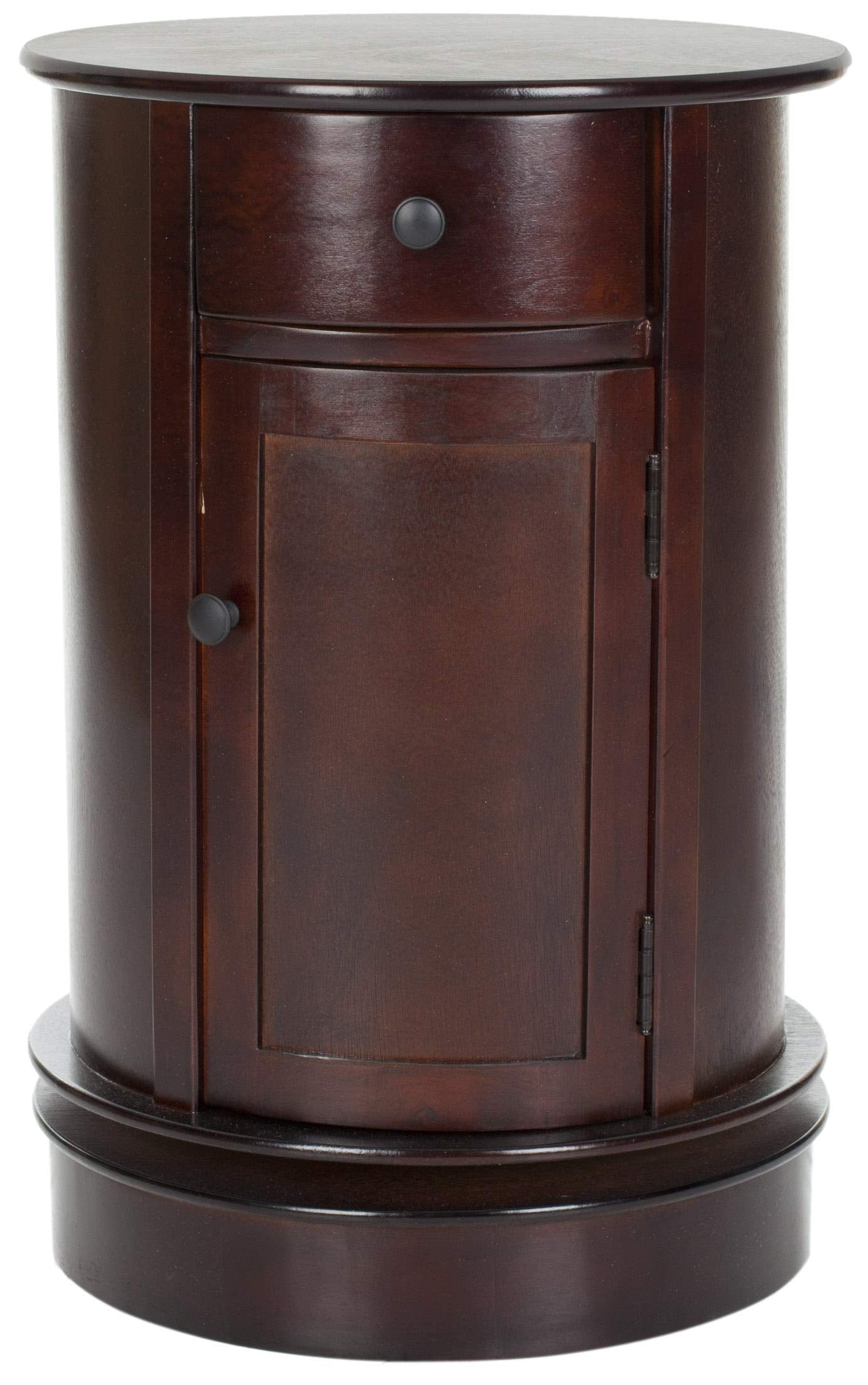 Safavieh American Homes Collection Tabitha Dark Cherry Oval Swivel ...