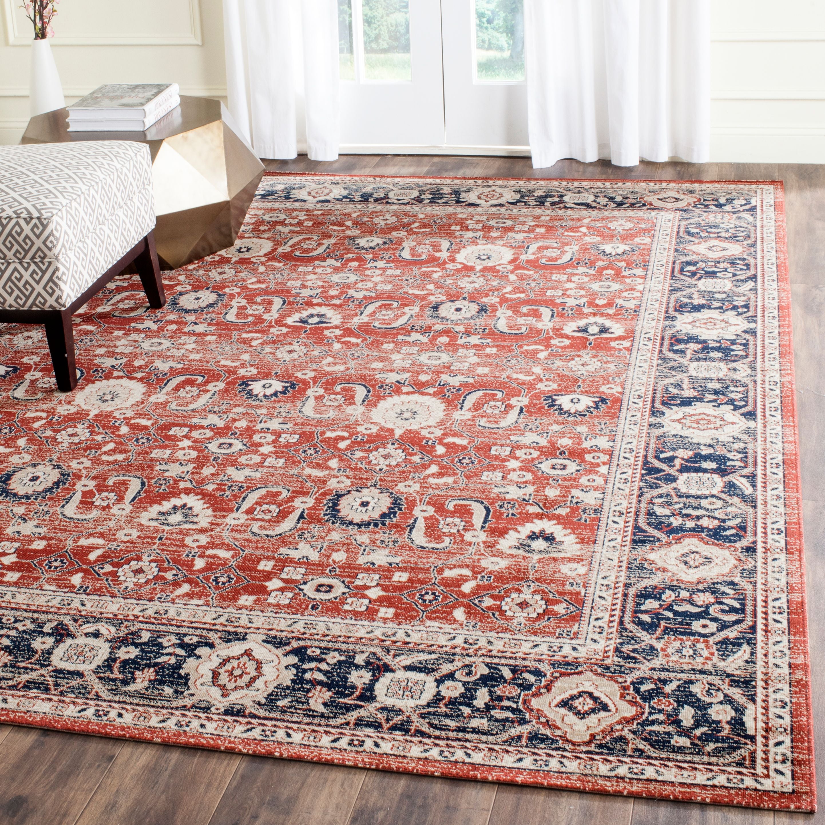 Safavieh Artisan Georgene Floral Bordered Area Rug - Walmart.com