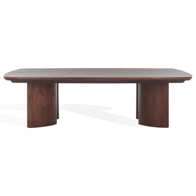 Safavieh Barnard Wood Coffee Table in Walnut - Walmart.com