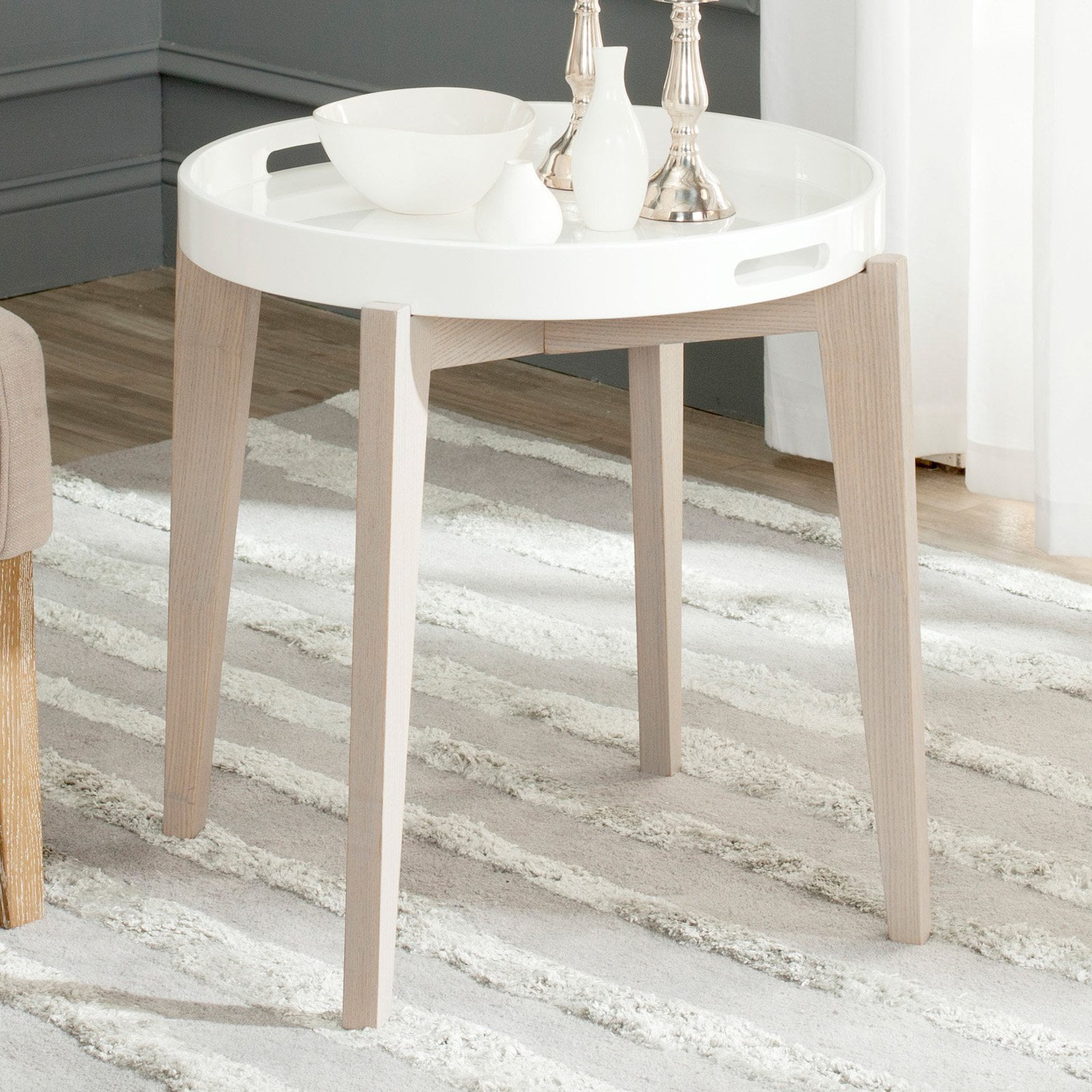 Safavieh Ben Lacquer Side Table - Walmart.com