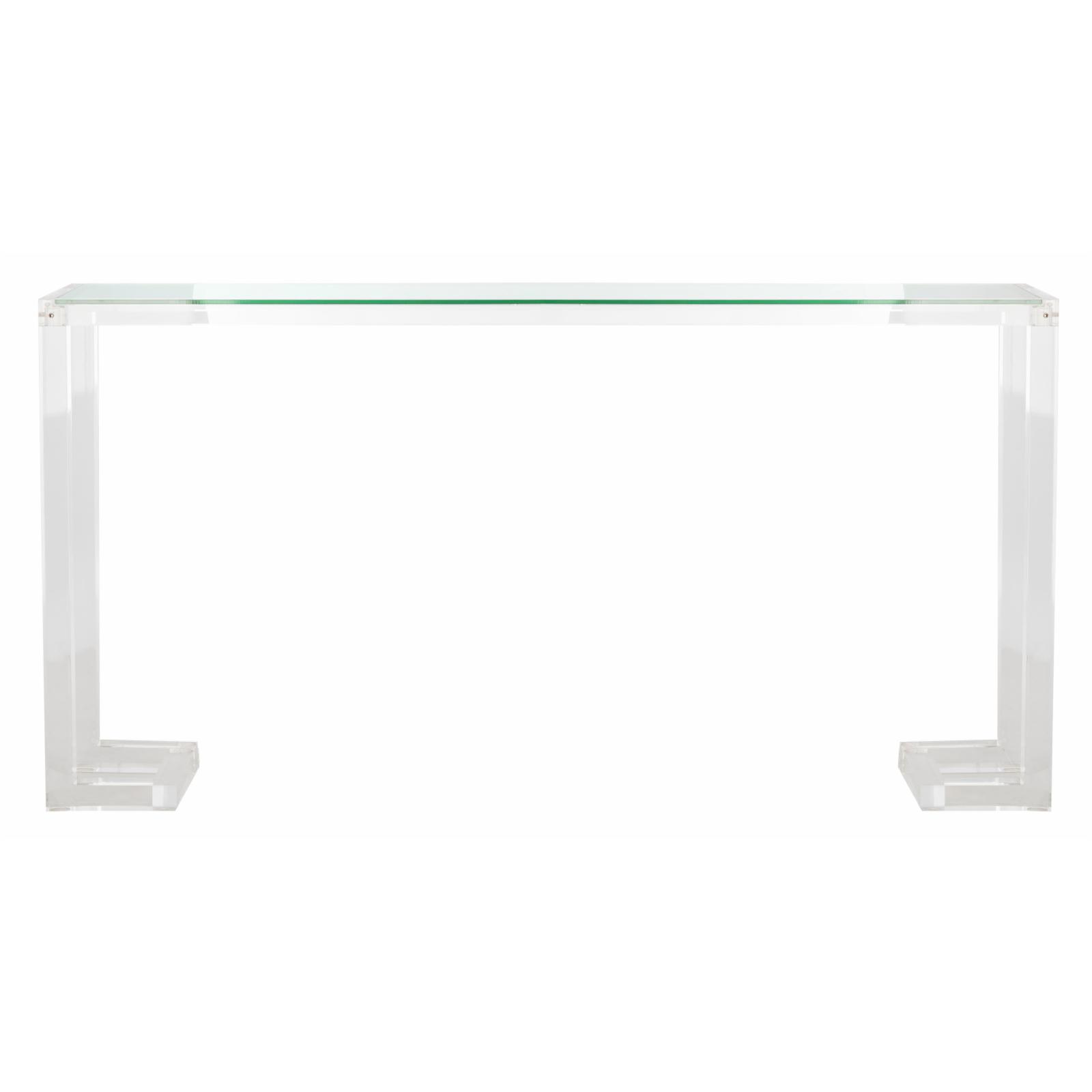 Safavieh Benji Modern Acrylic Console Table for Entryway and Hallway ...