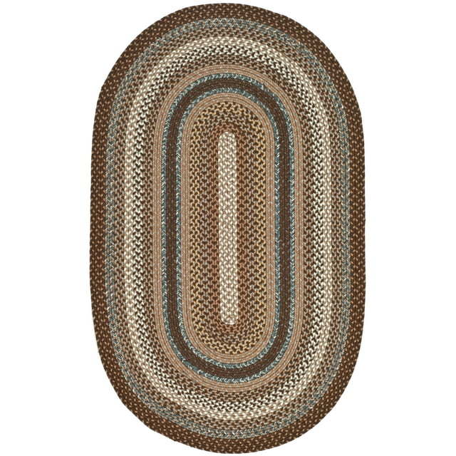 SAFAVIEH Braided Angel Bordered Machine Washable Reversible Area Rug ...