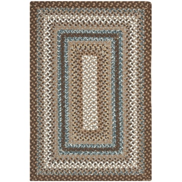 Newport 4' Octagonal Braided Rug - Sage - Walmart.com