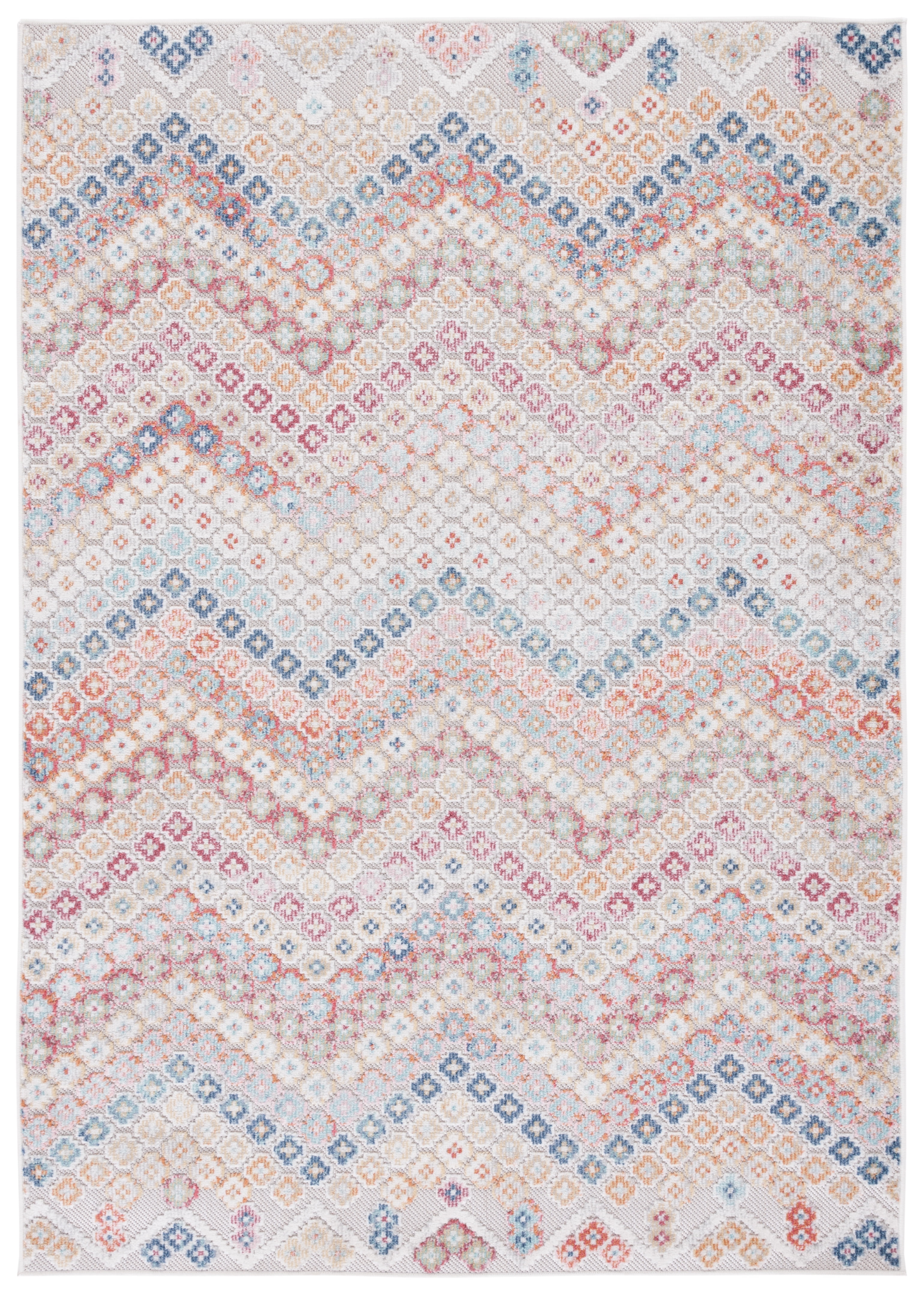 Safavieh Cabana Ionelia Indoor/ Outdoor Boho Chevron Rug 5'3" x 7'6 ...