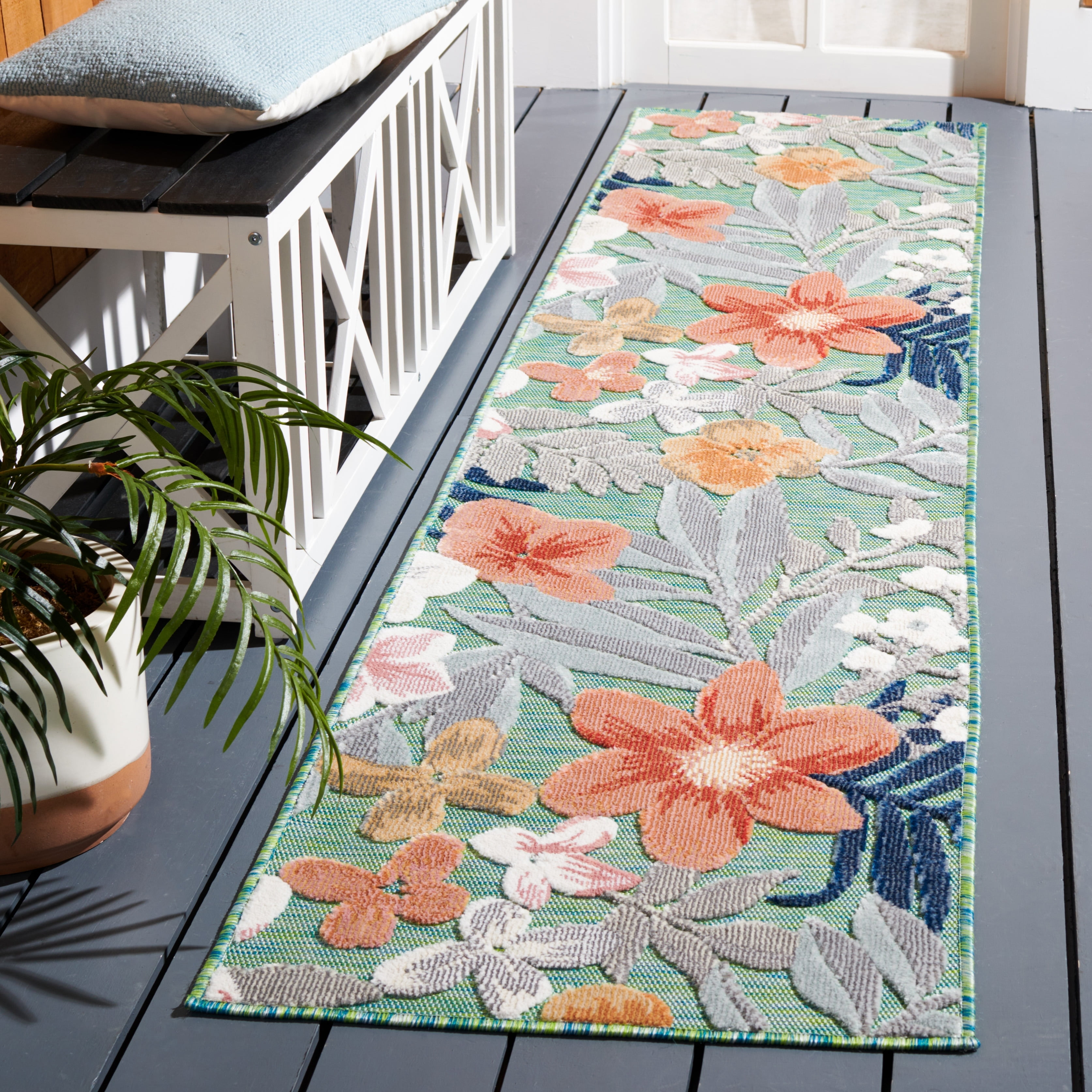 Safavieh Cabana Tamayo Indoor/ Outdoor Waterproof Transitional Rug ...