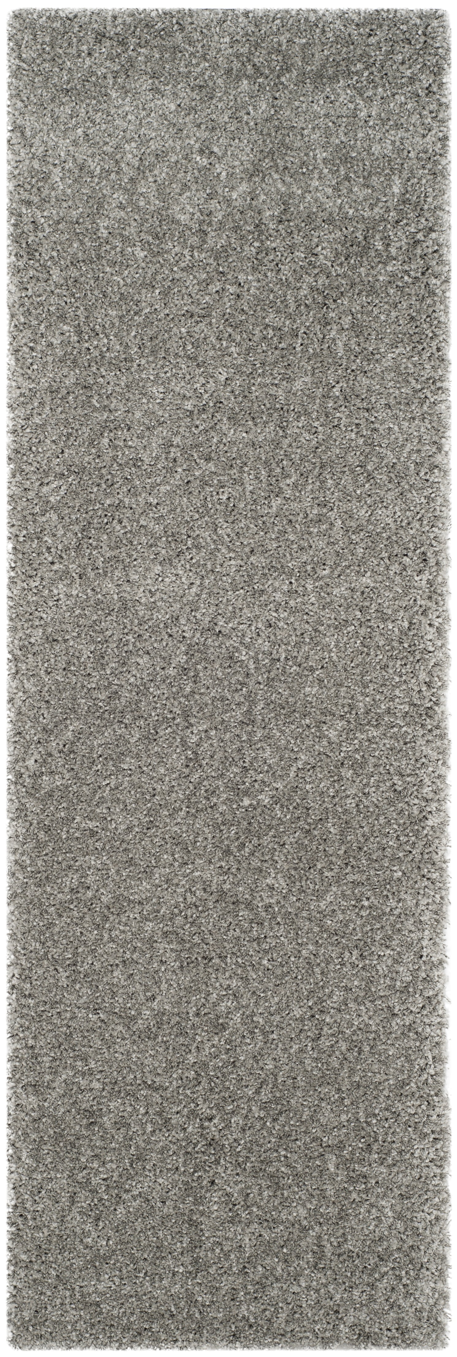SAFAVIEH California Plush Solid Shag Runner Rug, Silver, 2'3" x 5 ...