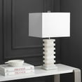 Safavieh Cinder 24.5 in. H Marble Jenga Base Table Lamp - Walmart.com