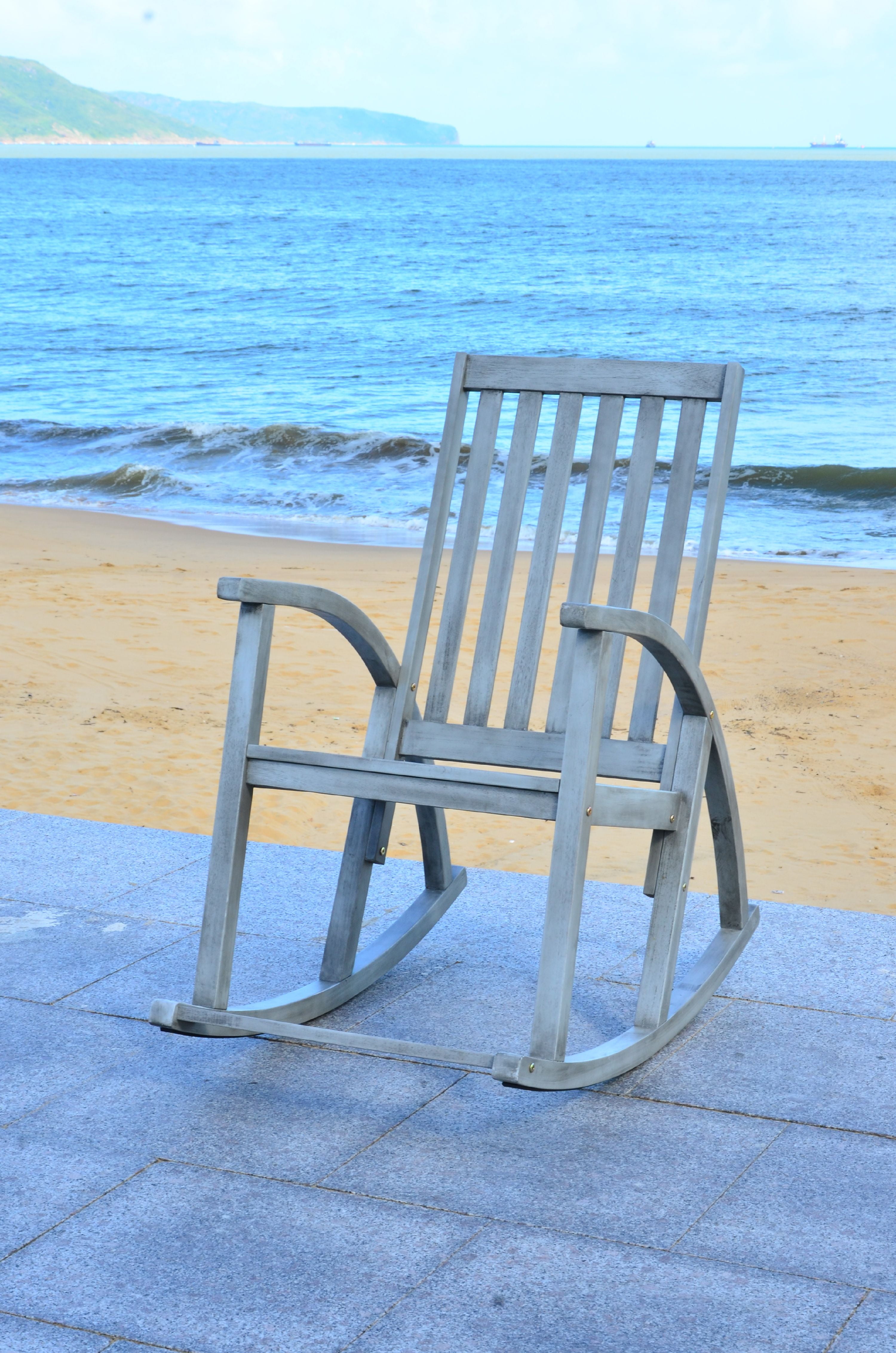 Safavieh Clayton Indoor/Outdoor Traditional Rocking Chair - Walmart.com