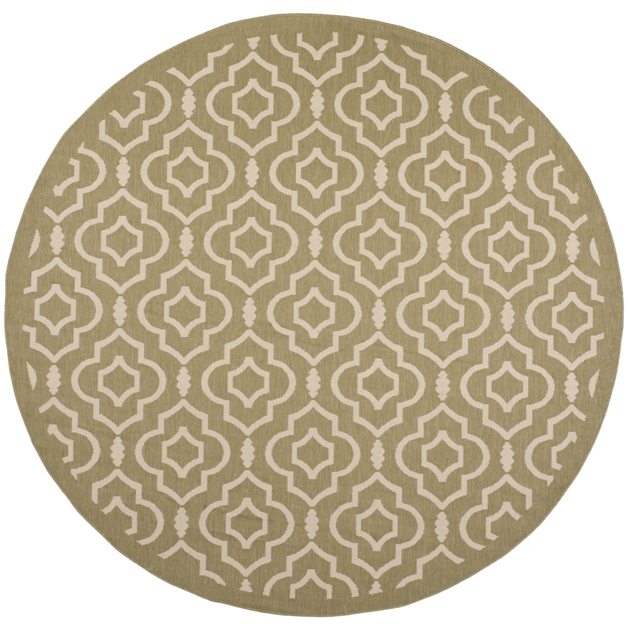SAFAVIEH Courtyard Lavern Geometric Indoor/Outdoor Area Rug, Green ...