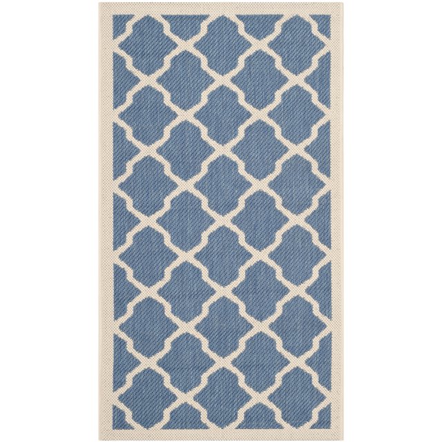 Safavieh Courtyard Amber Quatrefoil Indoor/Outdoor Area Rug, 2' x 3'7 ...