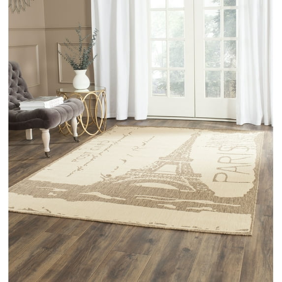 Safavieh Courtyard Paris Eiffel Tower Indoor/Outdoor Area Rug - Walmart.com