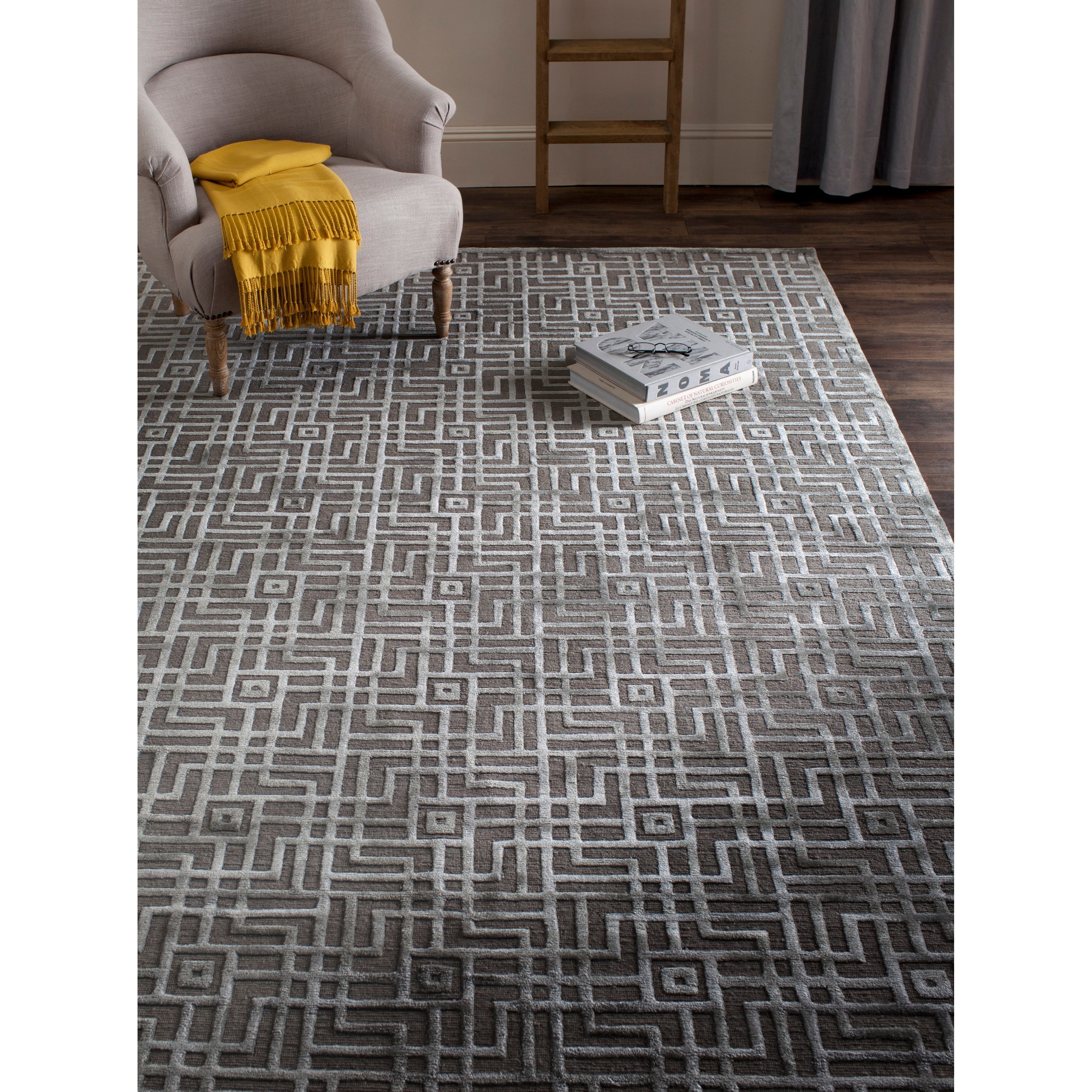 Safavieh Couture Hand-knotted Tibetan Dora Modern Wool Rug Taupe 9' x ...