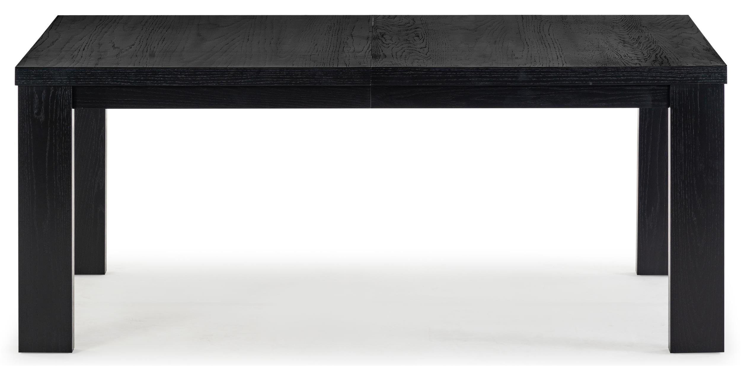 Safavieh Desmond Extendable Solid Wood Dining Table in Black - Walmart.com
