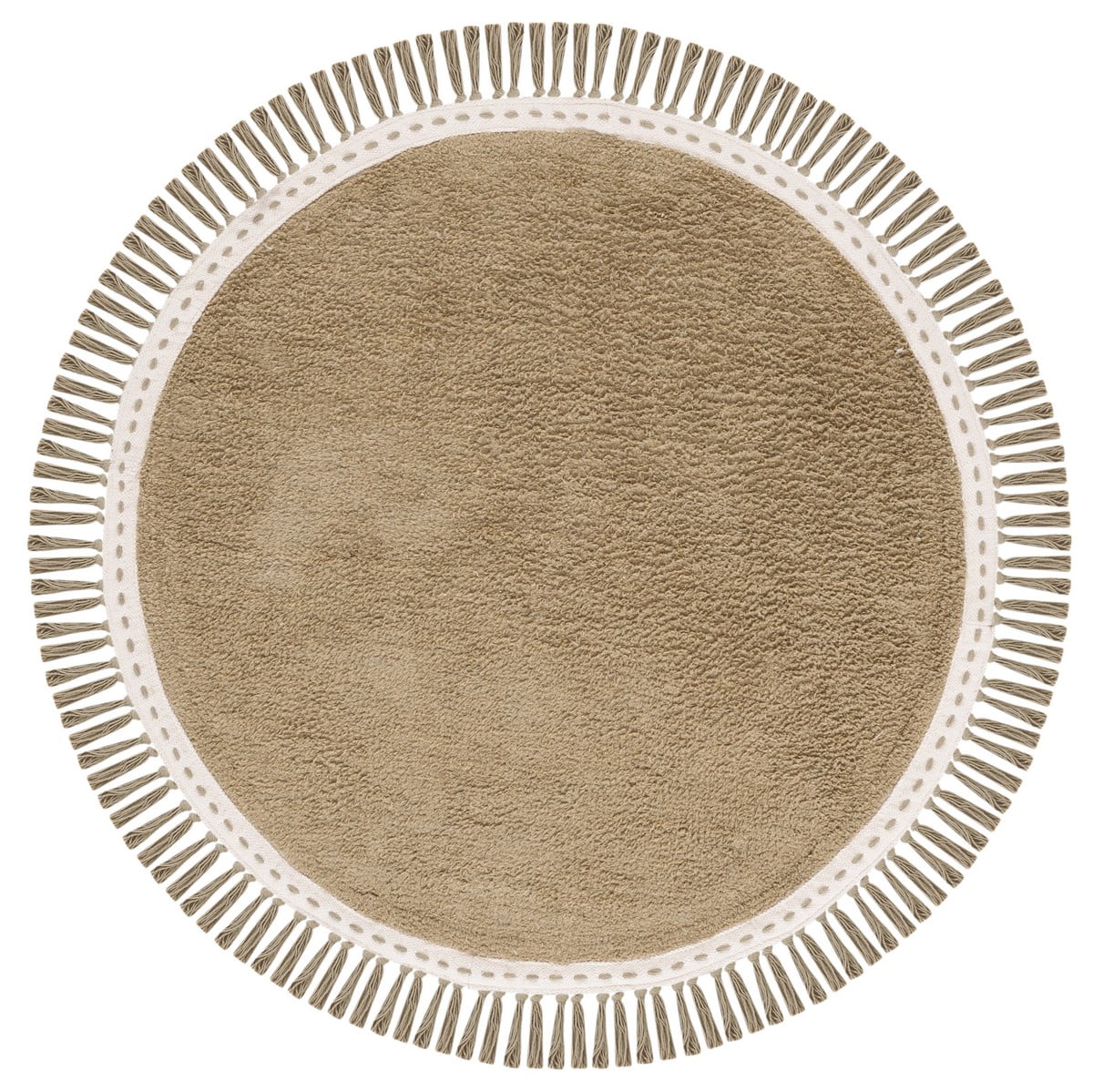 Safavieh Easy Care Machine Washable Handmade Trientje Rug 3' x 3' Round ...