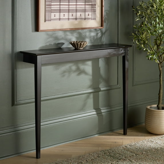 Safavieh Entil Traditional 2 Leg Wood Console Table, Black - Walmart.com