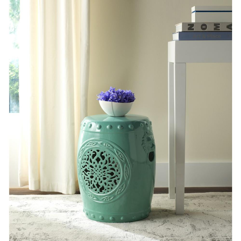 Safavieh FLOWER DRUM GARDEN STOOL - Walmart.com