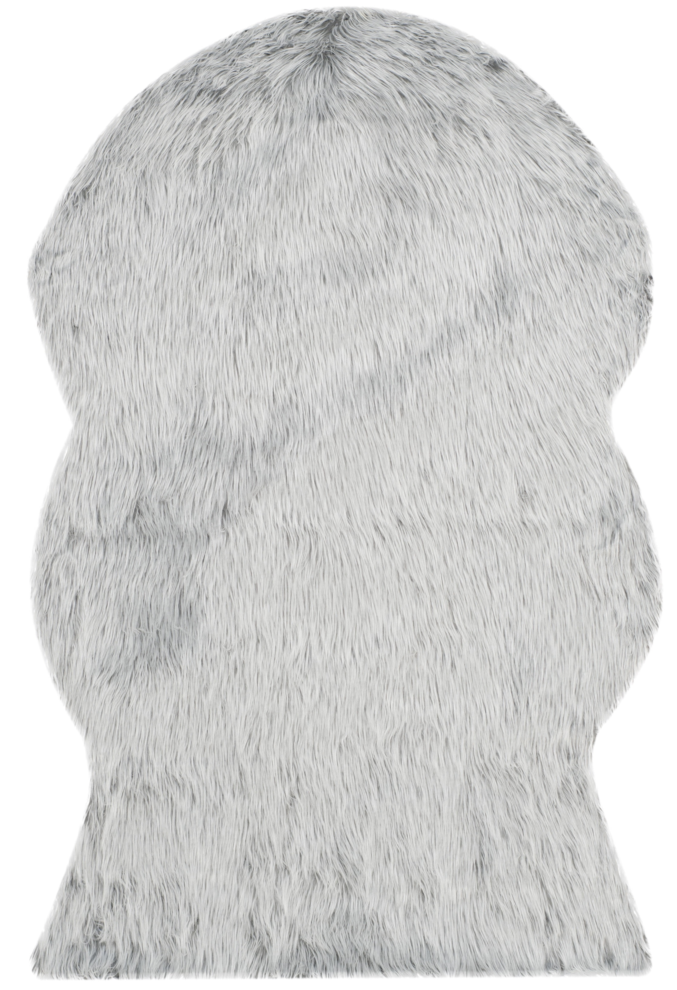 Safavieh Faux Sheep Skin Animal Glam Area Rug, Gray - Walmart.com