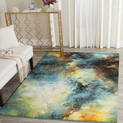 Safavieh Galaxy Cristal Modern Contemporary Celestial Rug 5'3" x 7'6" 5 ...