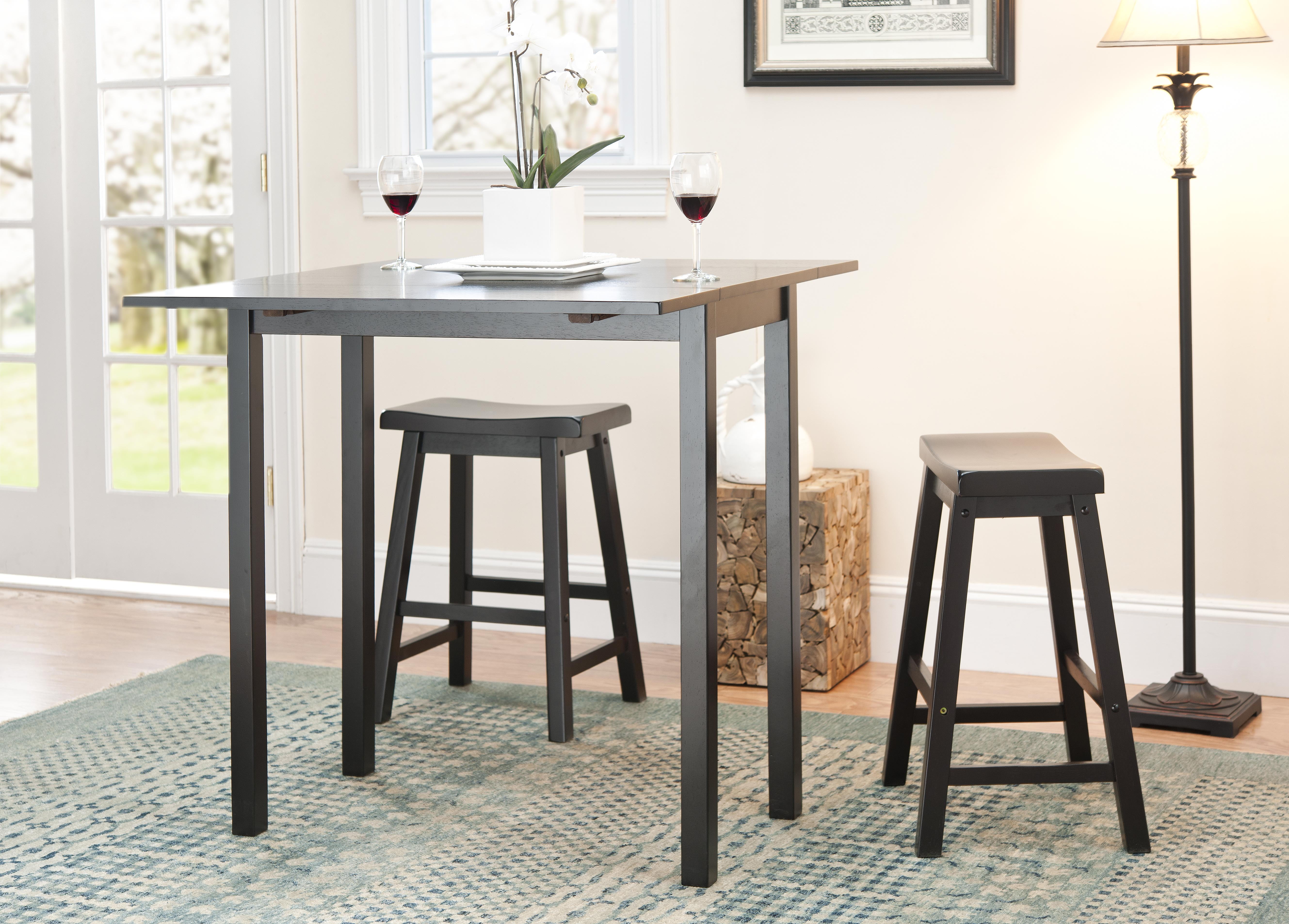 SAFAVIEH Graham 3 Piece Set Pub Table - Espresso - Walmart.com