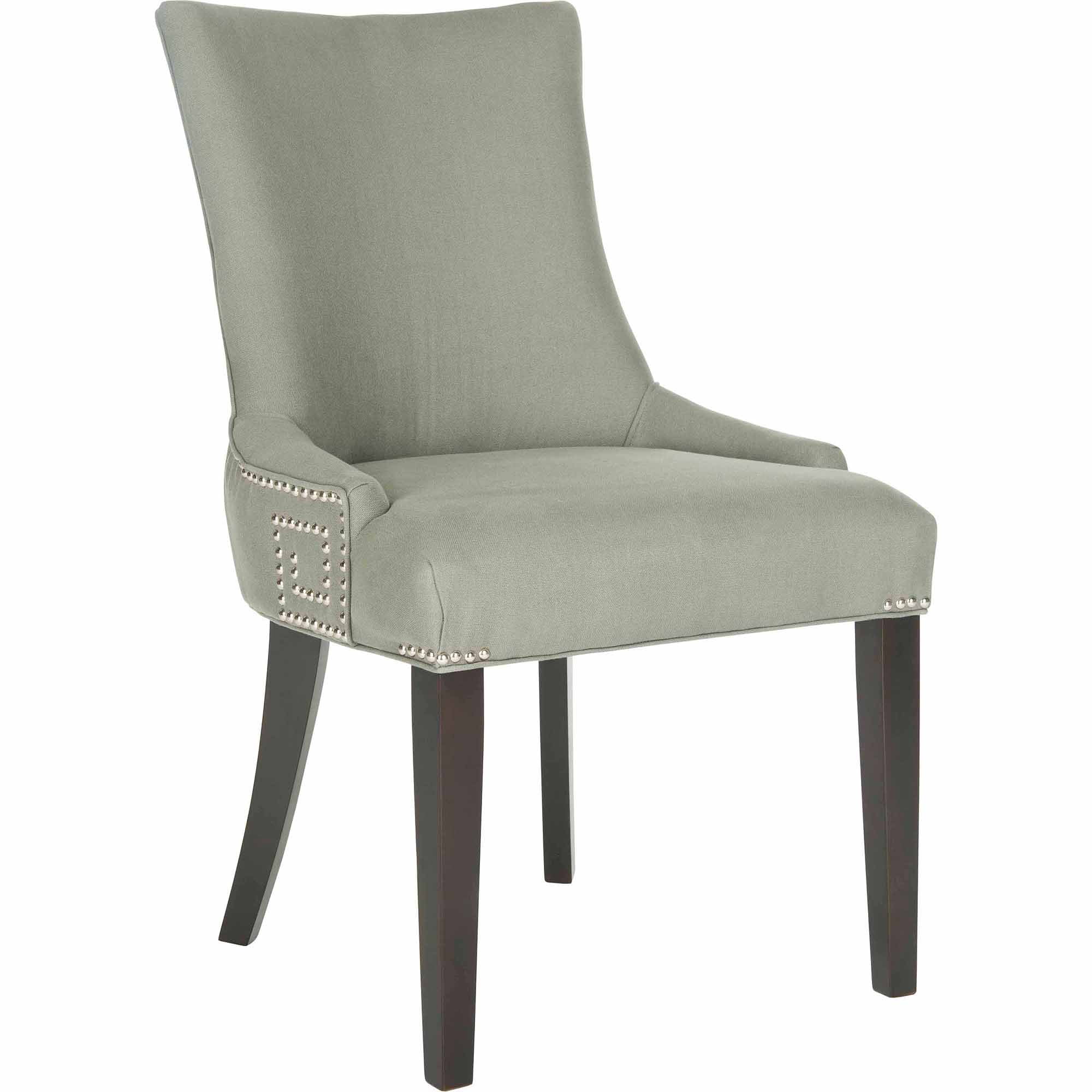 Safavieh Gretchen Side Chair with Silver Nail Heads, Set of 2 - Walmart.com