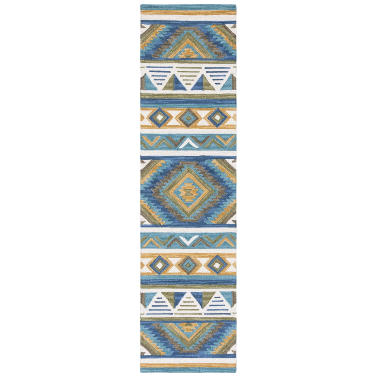 Safavieh Handmade Aspen Gunlaug Rustic Boho Wool Rug 2'3" x 9' Runner ...