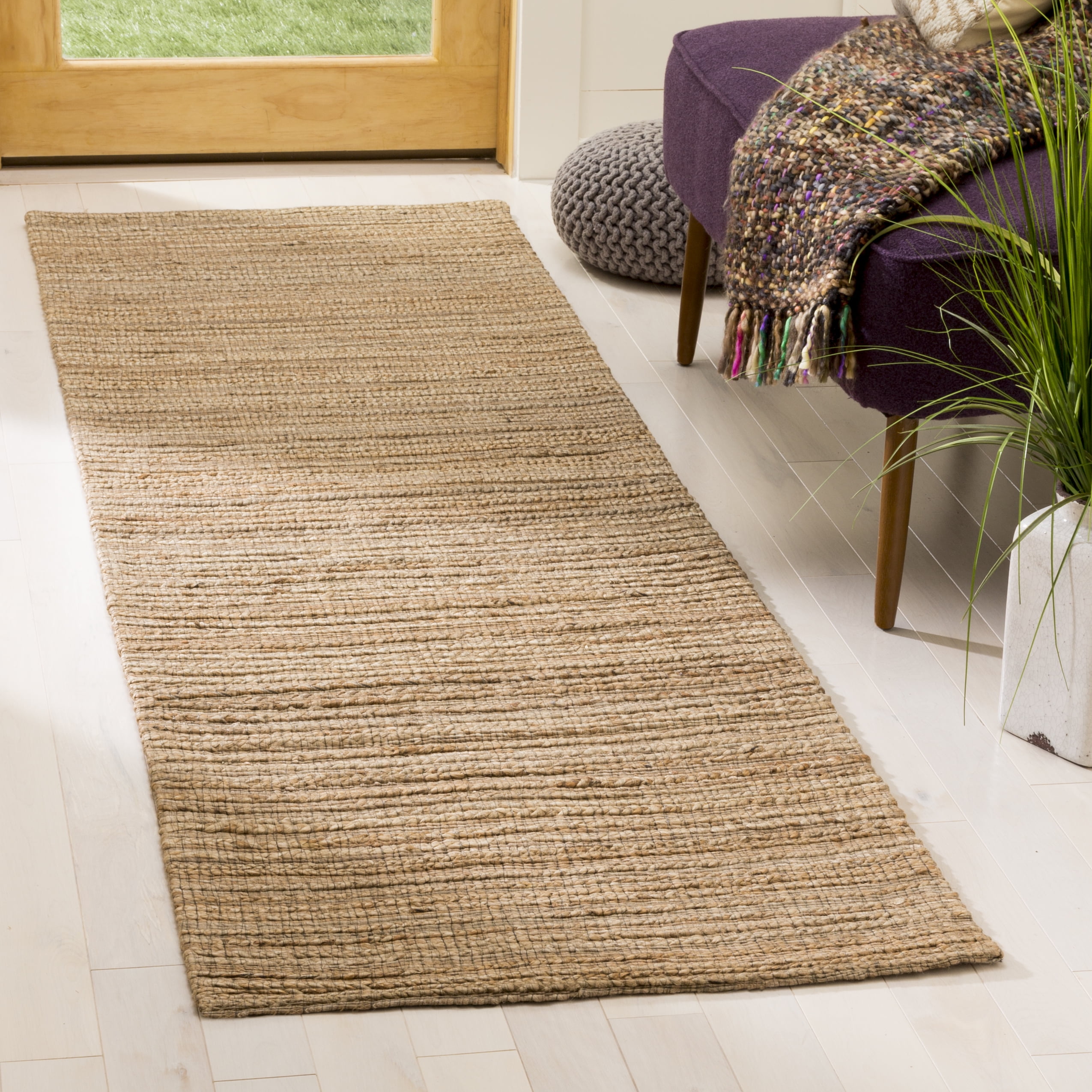 SAFAVIEH Cape Cod Eustacia Southwestern Runner Rug, Natural, 2'3" x 12 ...