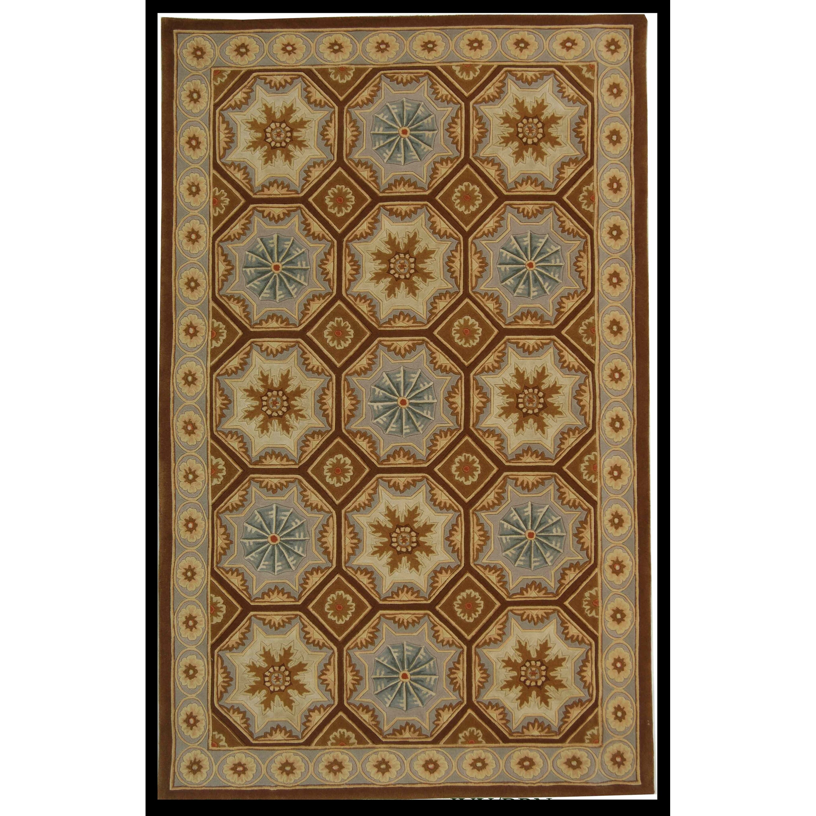 Safavieh Handmade Naples Tomoyo Traditional Oriental Wool Rug Burgundy ...