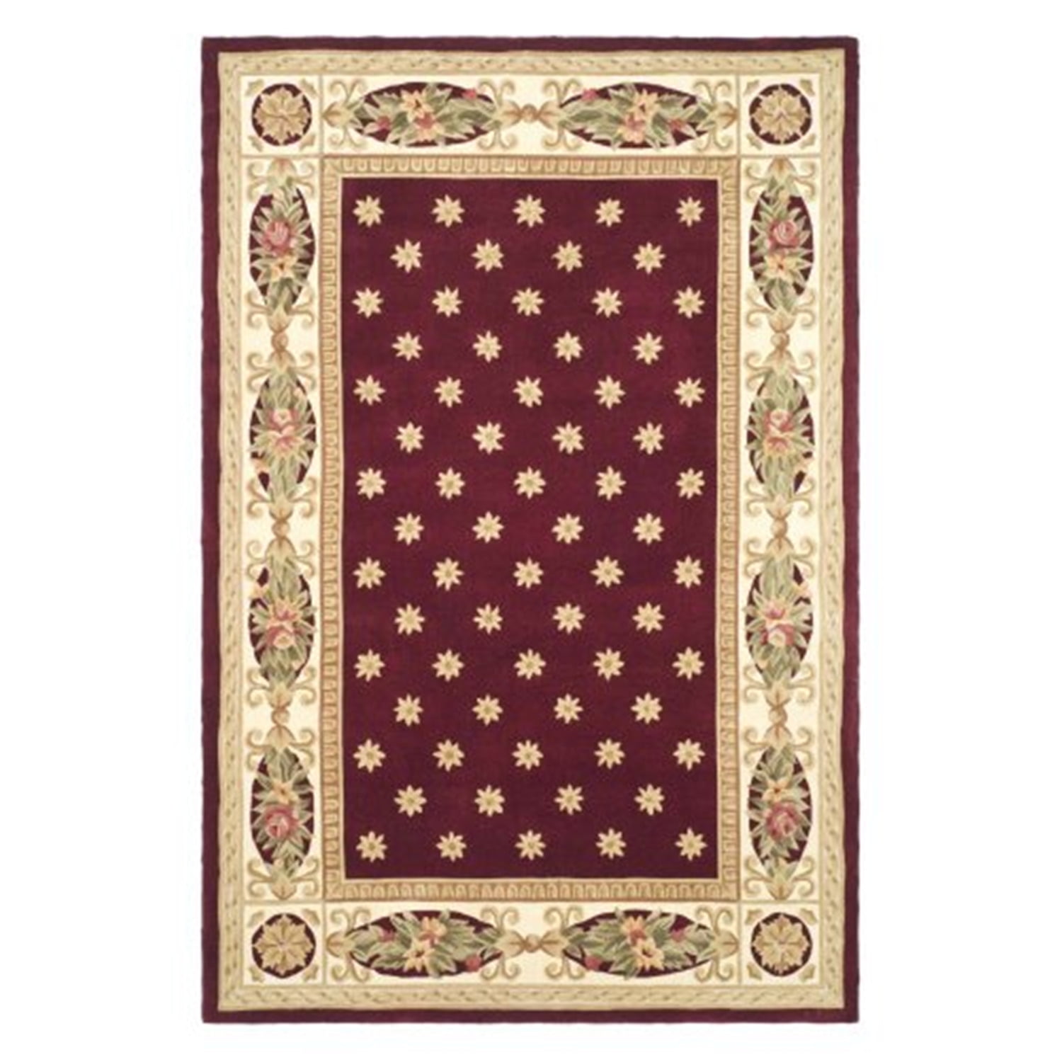 Safavieh Handmade Naples Zlate Traditional Oriental Wool Rug Red 8' x ...