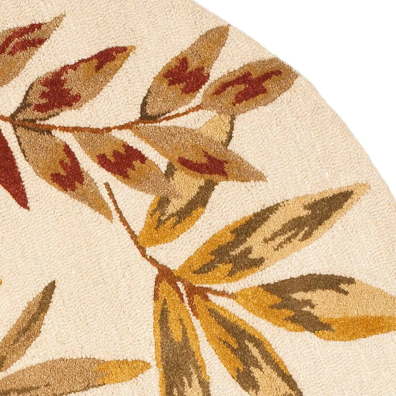 Safavieh Handmade Soho Lisan N.Z. Wool Rug 6' x 6' Round 6' Round ...