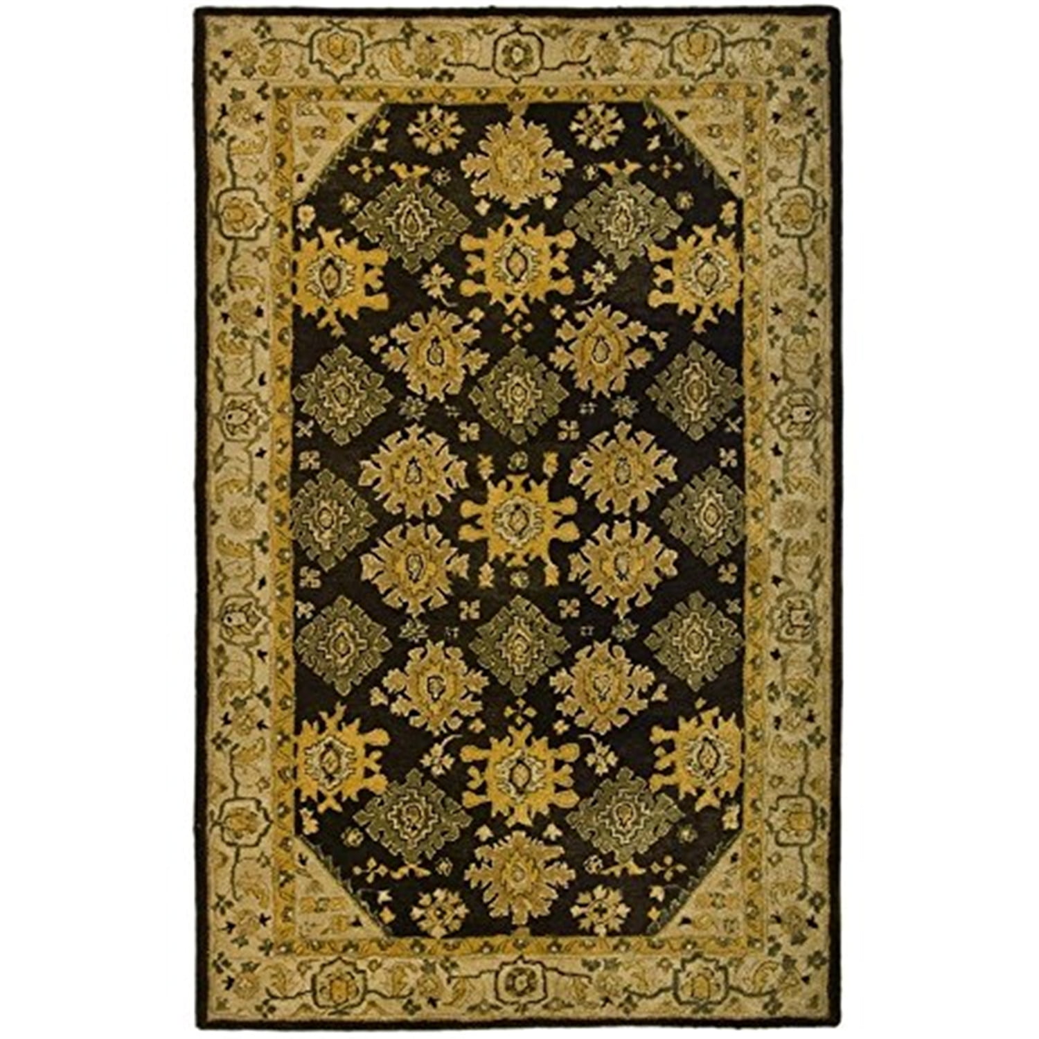 Safavieh Handmade Taj Mahal Bibine Traditional Oriental Wool Rug 8' x ...