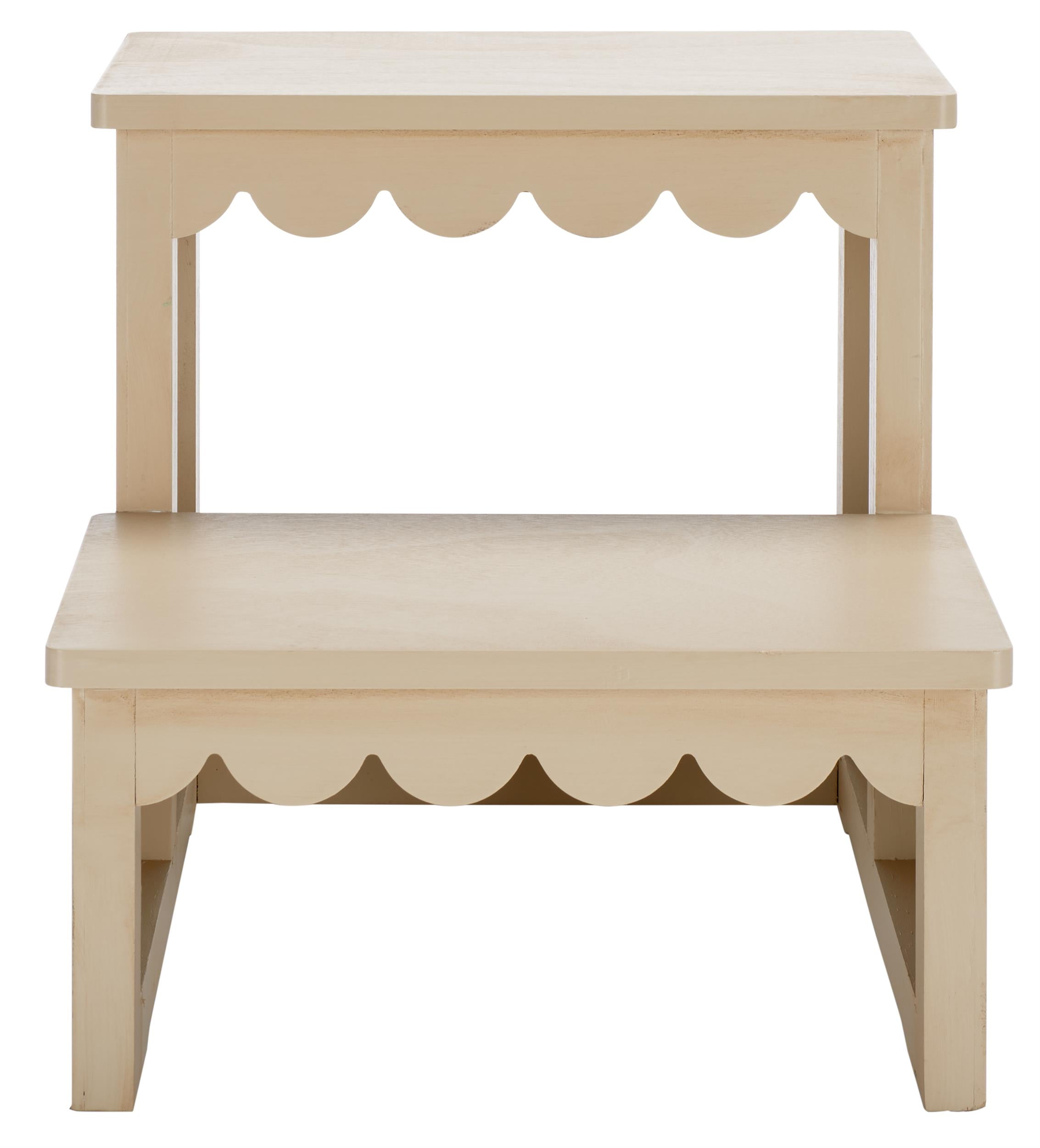 Safavieh Haven Wood 2 Stair Step Stool in Natural - Walmart.com