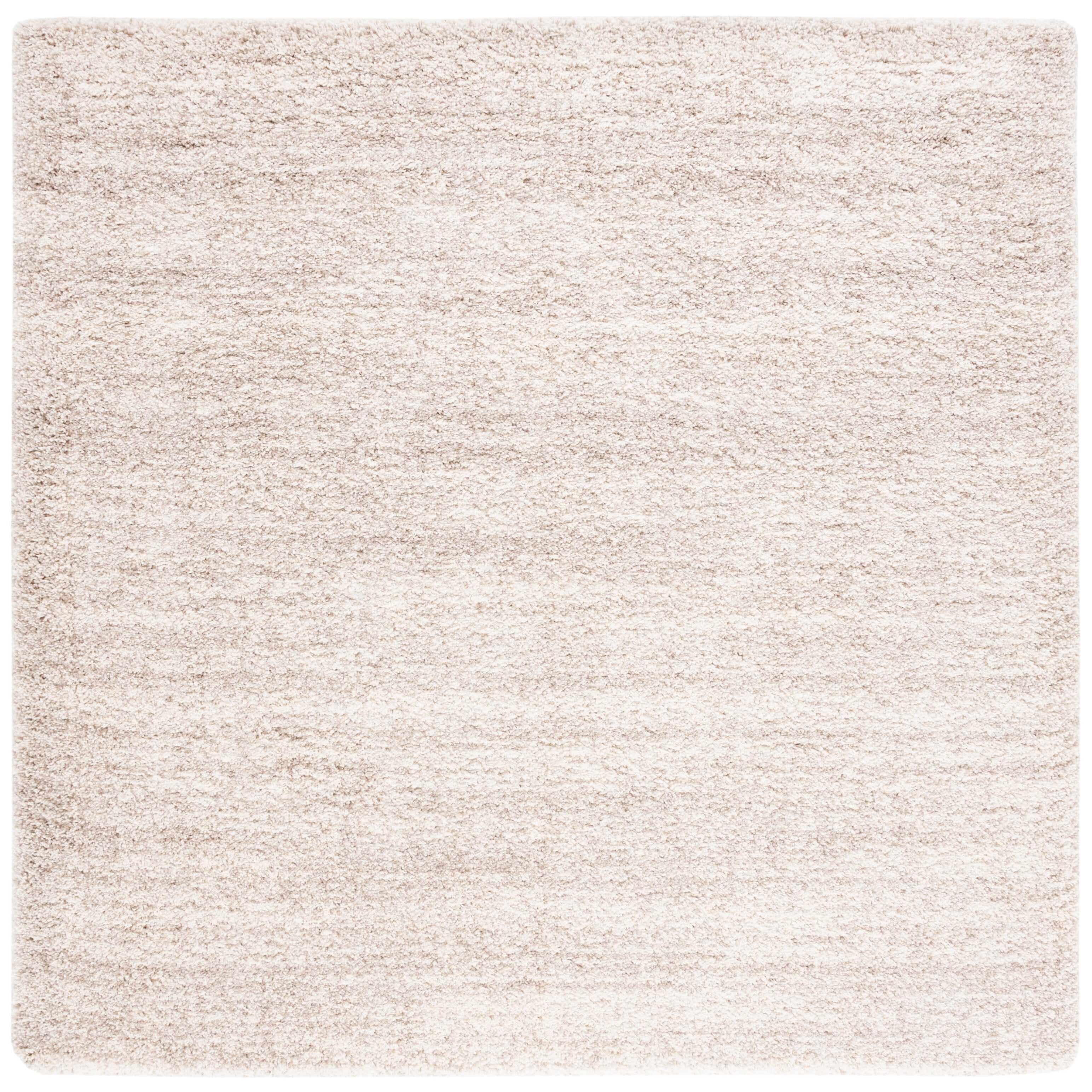 Safavieh Hudson Shag Justine Modern 2-inch Thick Rug Ivory/Beige 8' x 8 ...